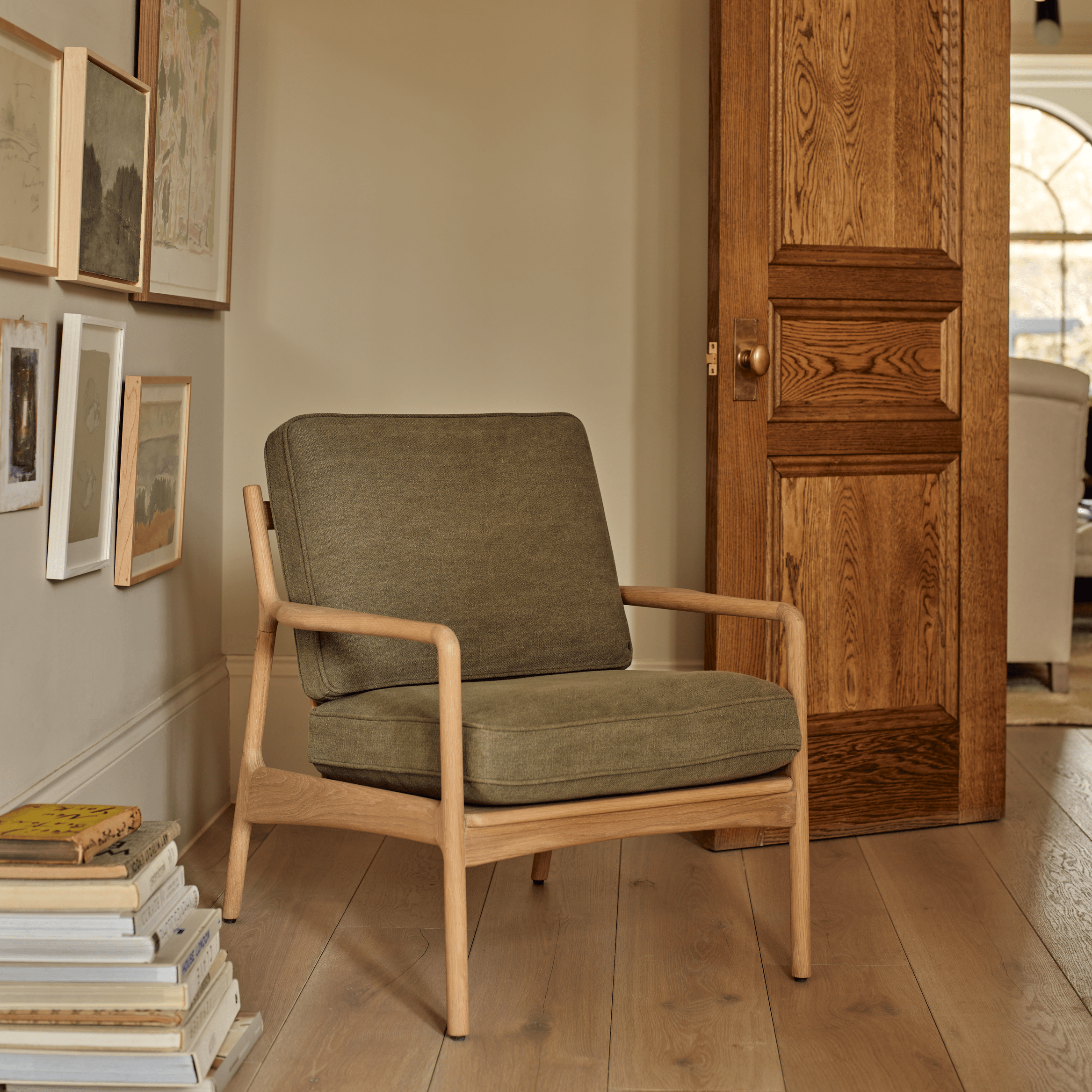 Audley Modern Accent Armchair for Living Room - Neptune
